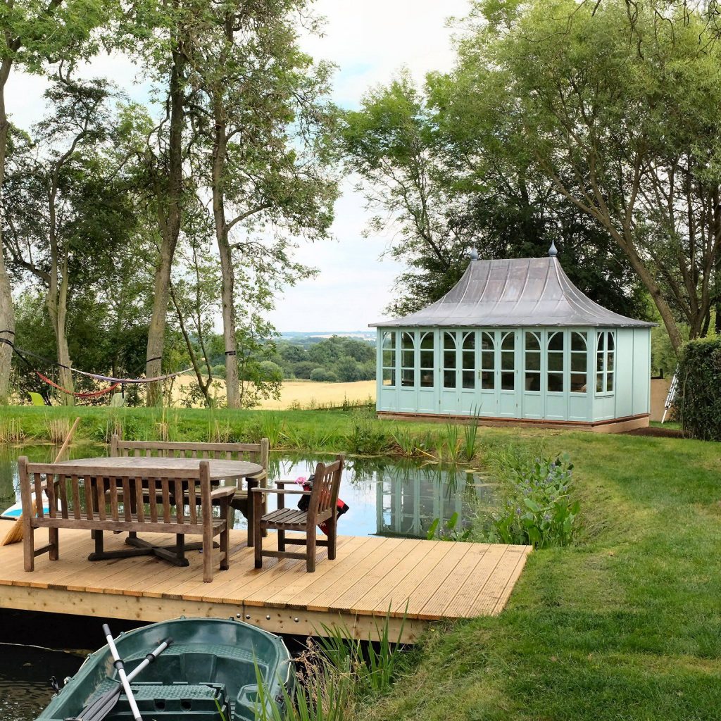 Chelsea 3800 x 2400 Lead Roof & Ball Finials | Birstall Garden & Leisure