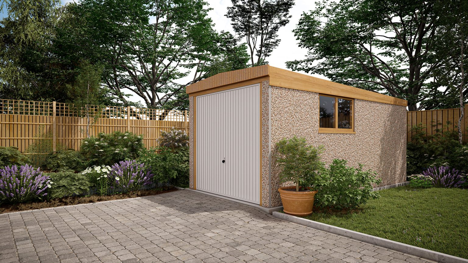 Sectional Concrete Garages - FREE Delivery & Assembly | Birstall Garden ...