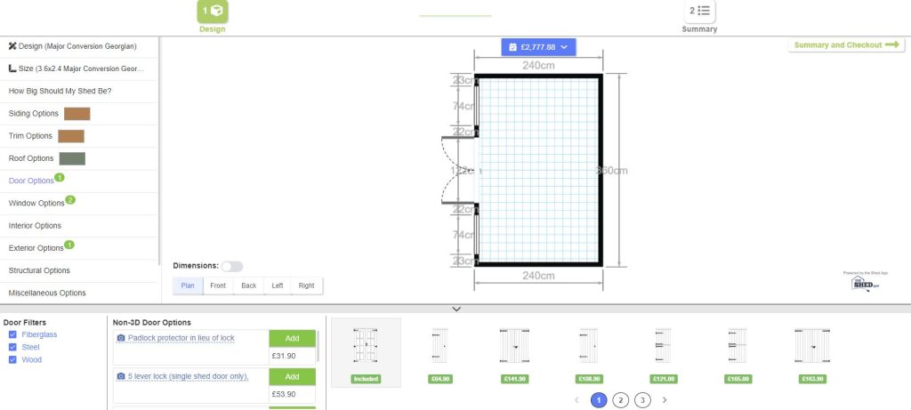 3D Shed Designer 5 | Birstall Garden & Leisure