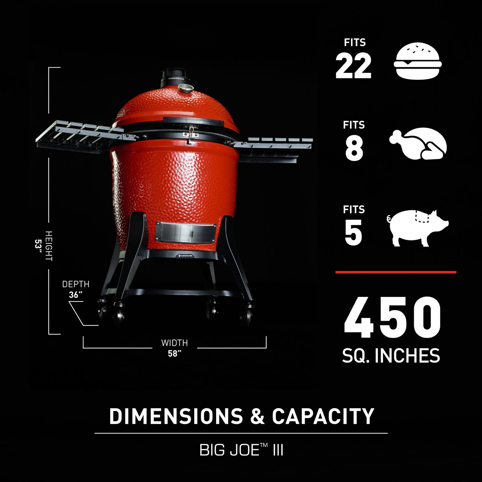 Kamado Joe Big Joe III (13) | Birstall Garden & Leisure