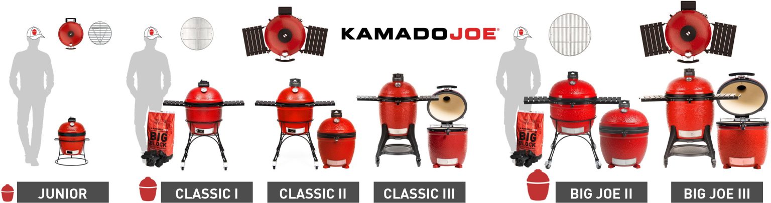 kamado-joe-size-series-lineup - (Large) | Birstall Garden & Leisure