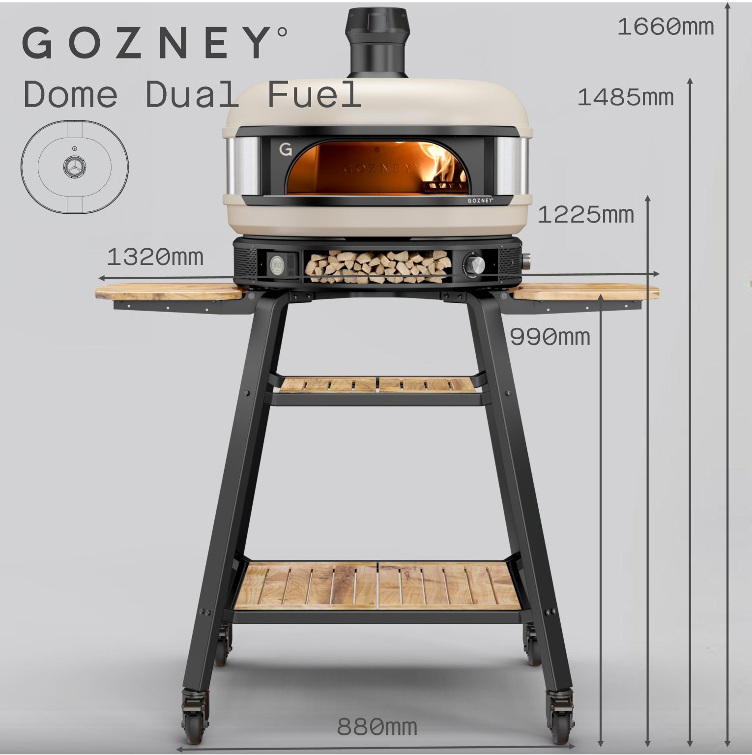 Gozney Dome And Stand Sizes | Birstall Garden & Leisure