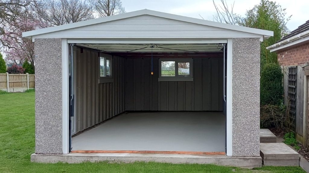 Sectional Concrete Garages - FREE Delivery & Assembly | Birstall Garden ...