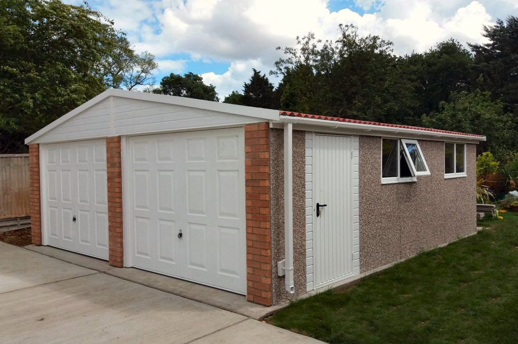 Sectional Concrete Garages - FREE Delivery & Assembly | Birstall Garden ...