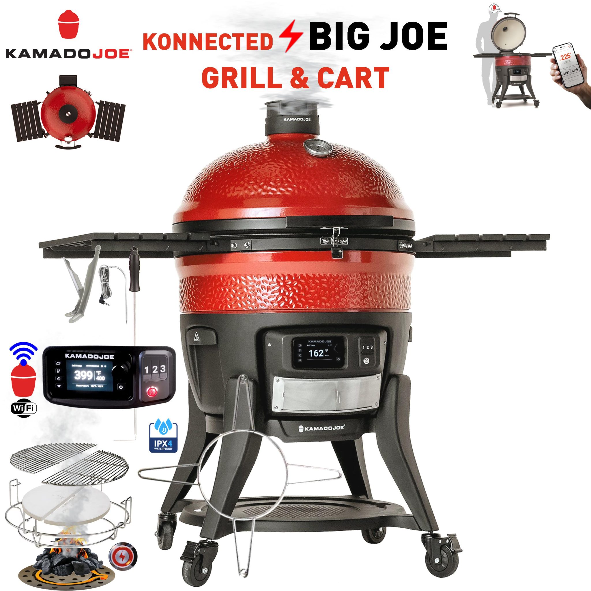 kamado-joe-konnected-big-joe-wifi-charcoal-grill- | Birstall Garden ...