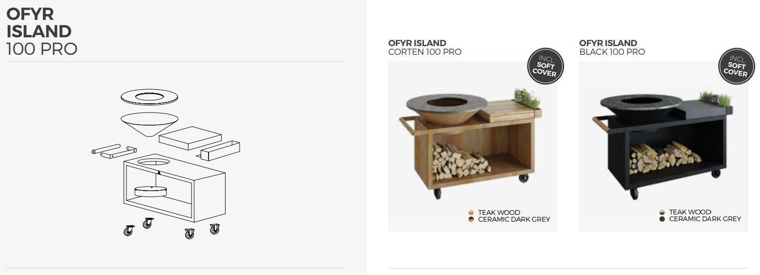 OFYR Island 100 Pro Spec Sheet 1 | Birstall Garden & Leisure