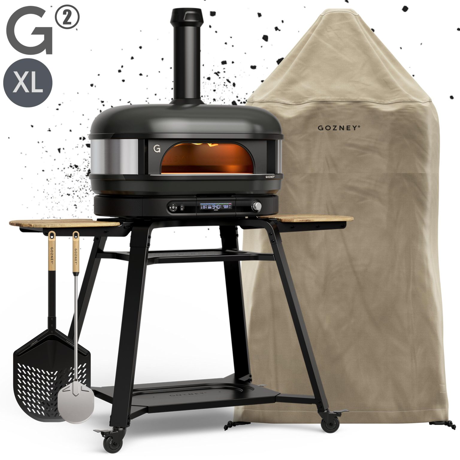 gozney-dome-xl-gen-2-pizza-oven-off-black-bundle-1- | Birstall Garden & Leisure