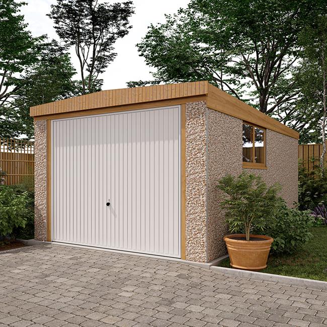 10ft 5in wide Pent Roof Single Concrete Garages - Area 1 The most ...