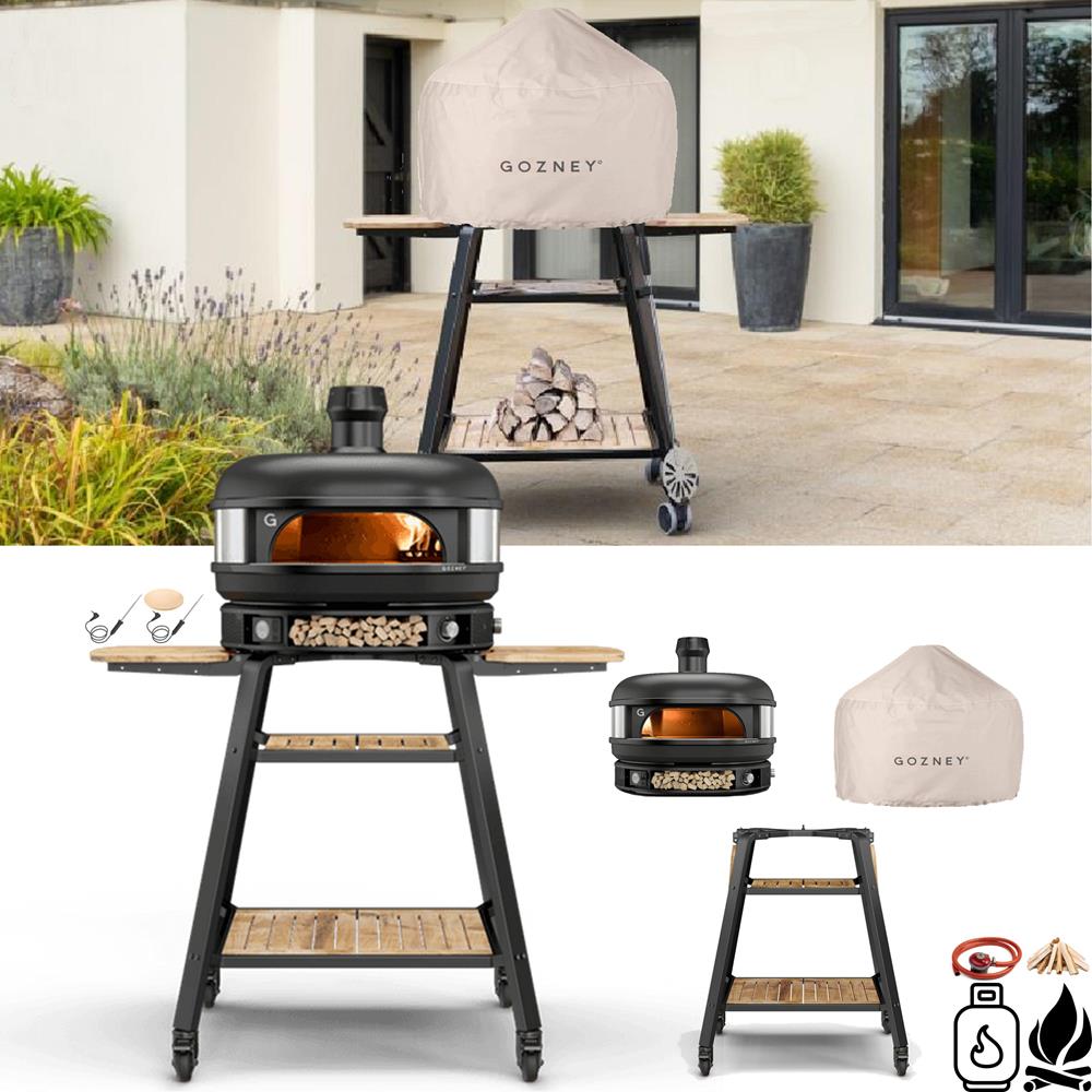Gozney Dome - Off Black - Dual Fuel Pizza Oven With Stand & Cover ...