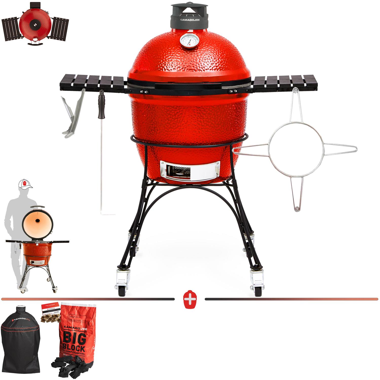 Kamado Joe Ceramic Grill | Smoker | Oven - Classic Joe II (2) Grill Inc ...
