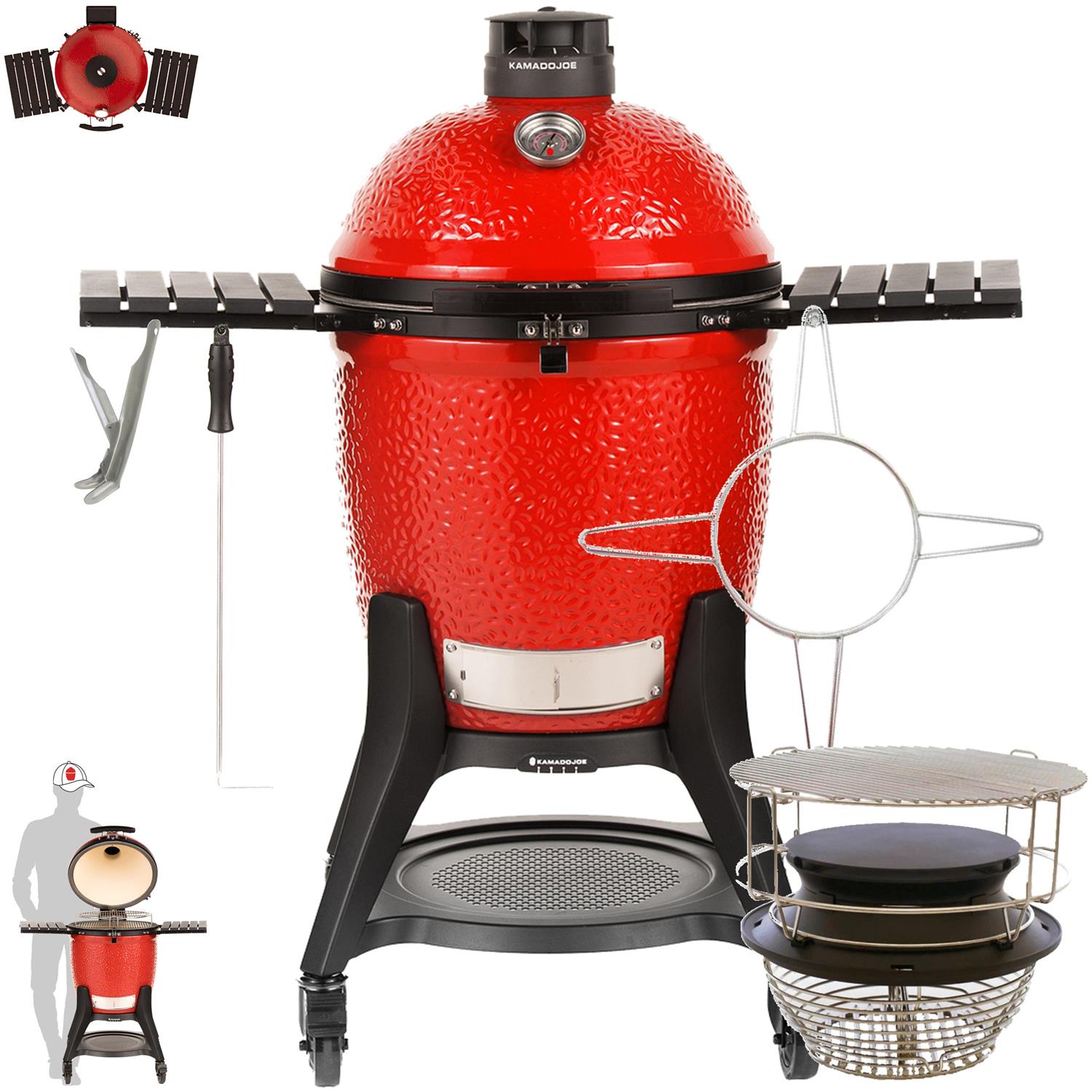 Kamado Joe Ceramic Grill | Smoker | Oven - Classic Joe III (3) Grill ...