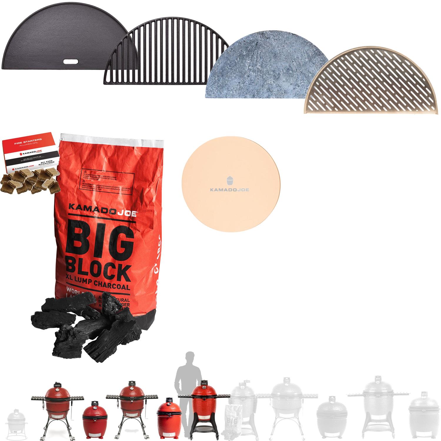 Kamado Joe Premium Grill Accessories - Explorer 7pc Accessory Pack ...