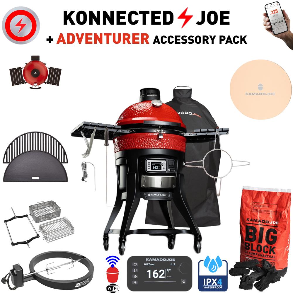 Kamado Joe Konnected Joe - Digital Charcoal WiFi Grill | Smoker | Oven ...