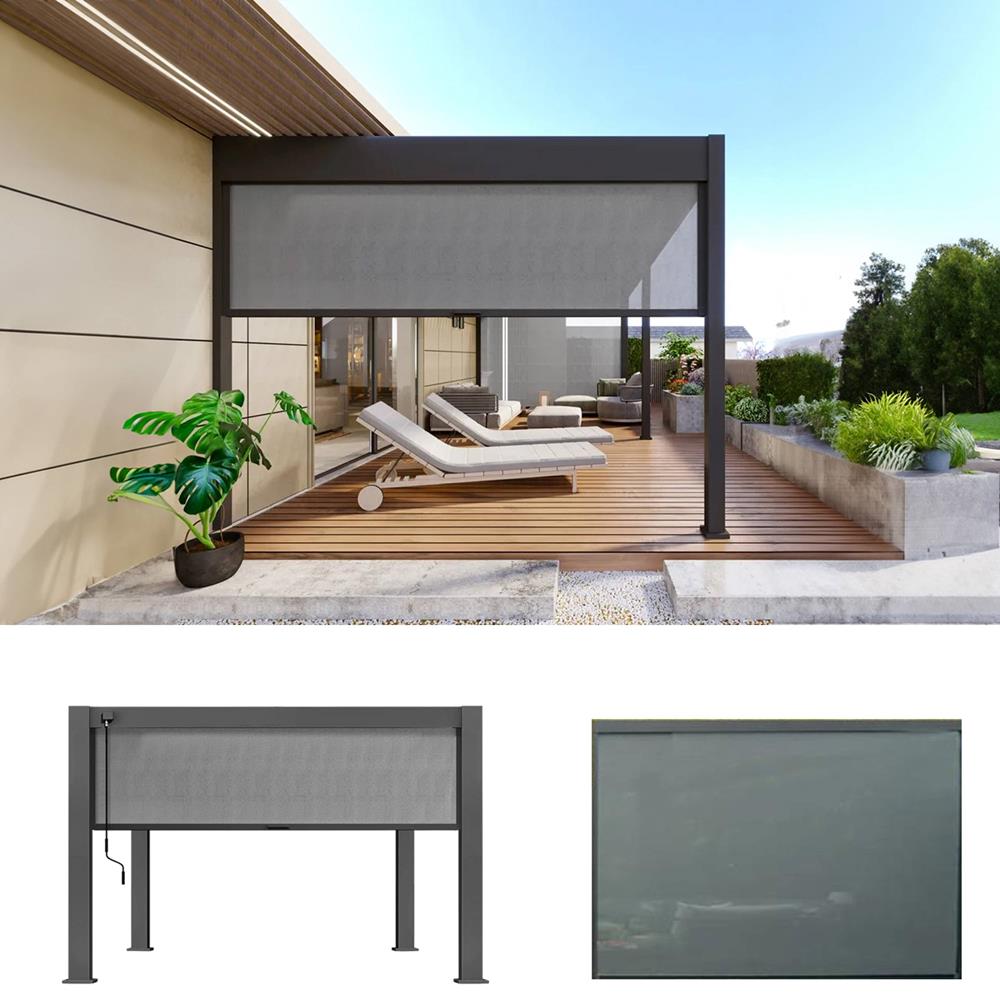 Westminster - Puill Down Pergola Side Screen 3.6m | Birstall