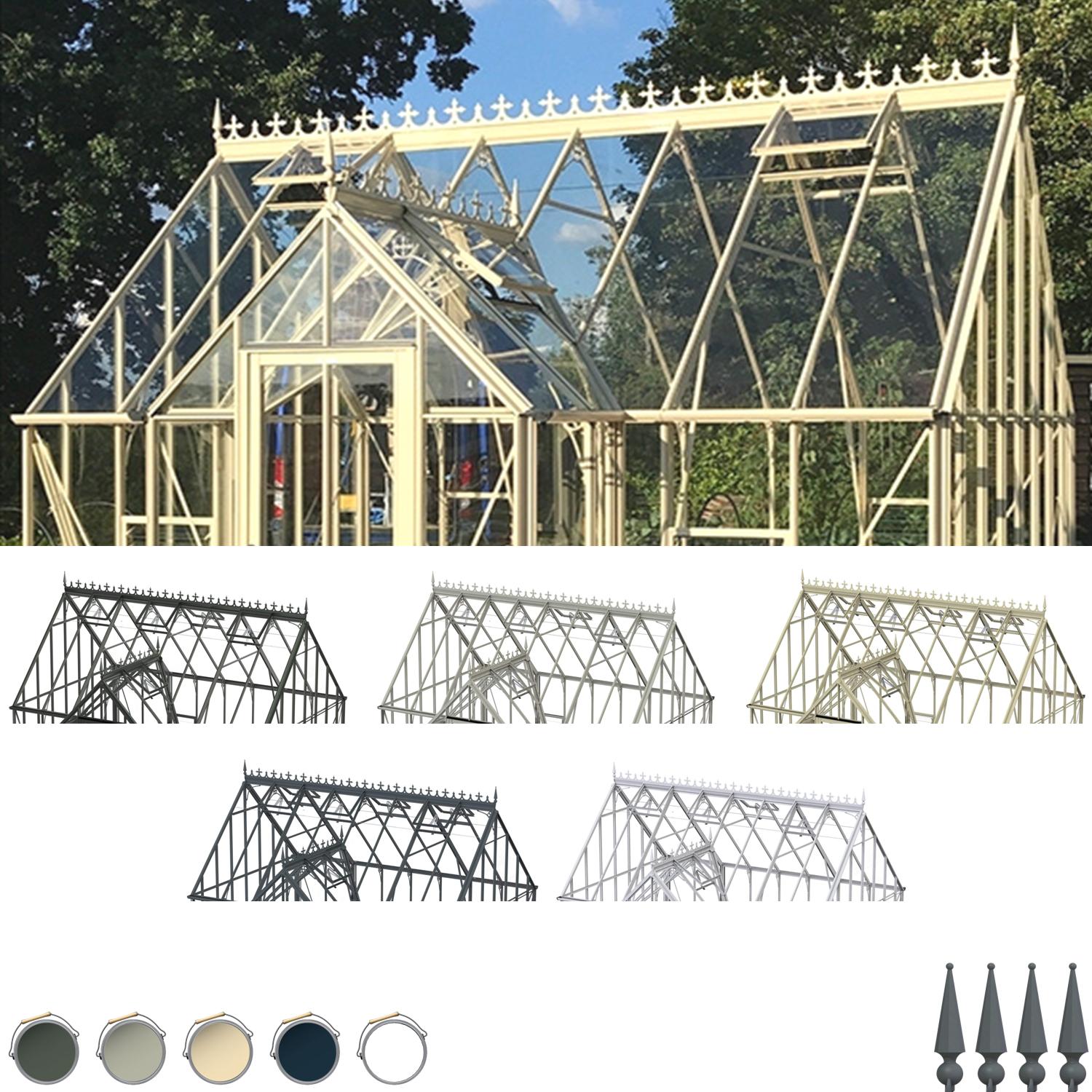 Robinsons Greenhouse - Roof Cresting & 4 Finials For Rookley & Ramsbury ...
