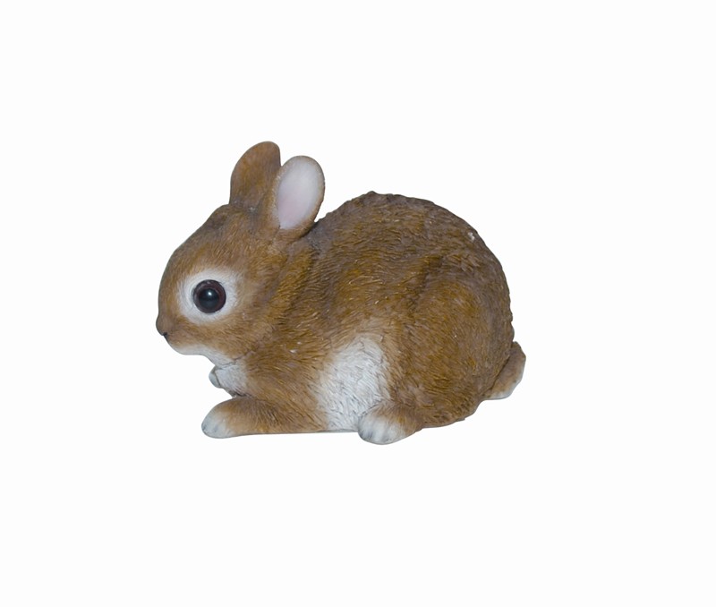 Vivid Arts Resin Animals - Real Life Baby Rabbit . 12cm | Birstall