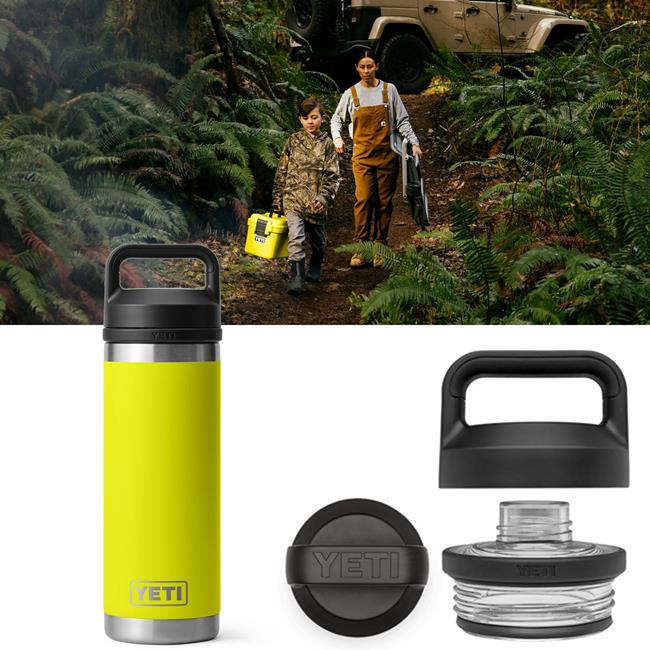 YETI Rambler Bottle | with Chug Cap - FIREFLY YELLOW . 532ml | 18oz | Birstall